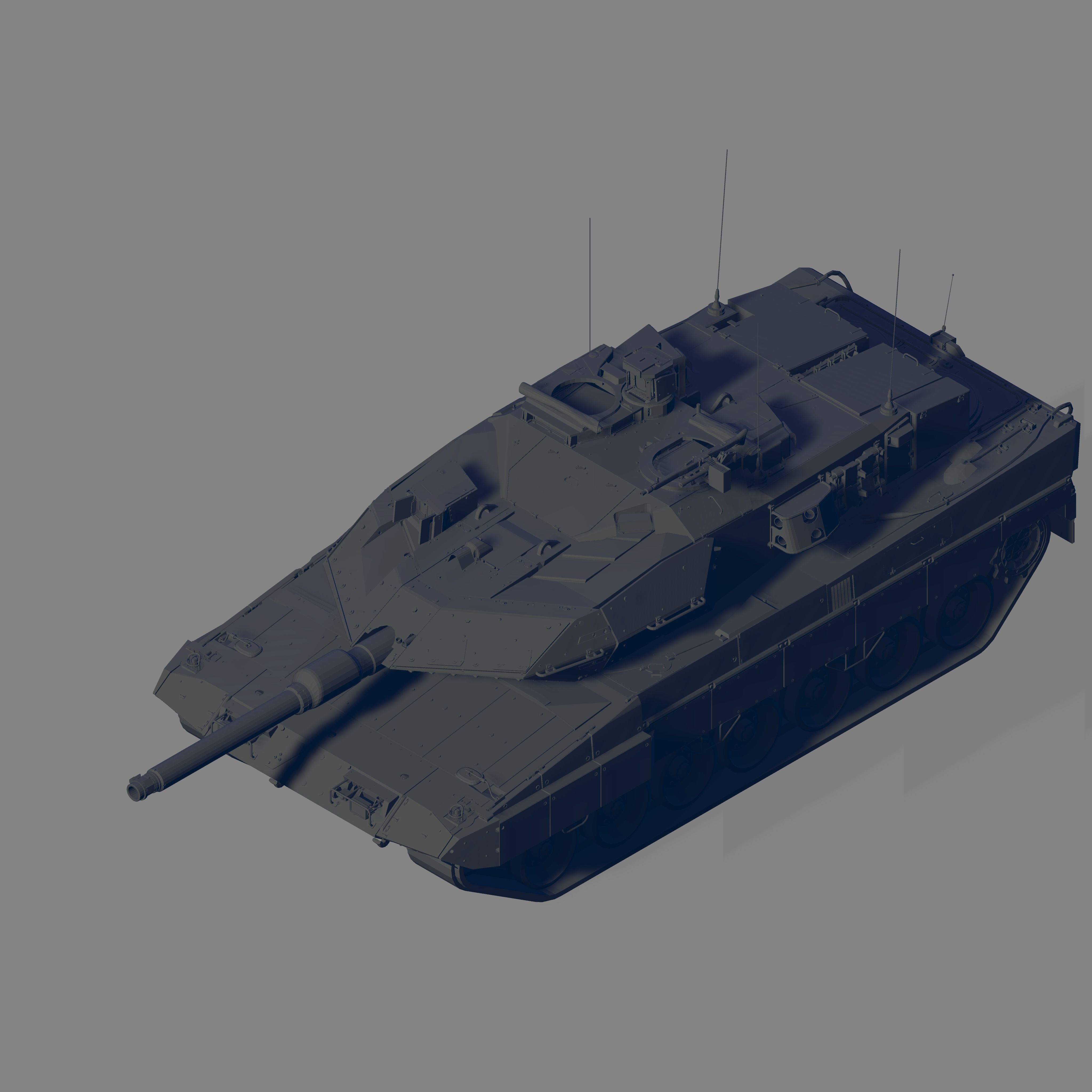 Stridsvagn 122A 3D model | CGTrader