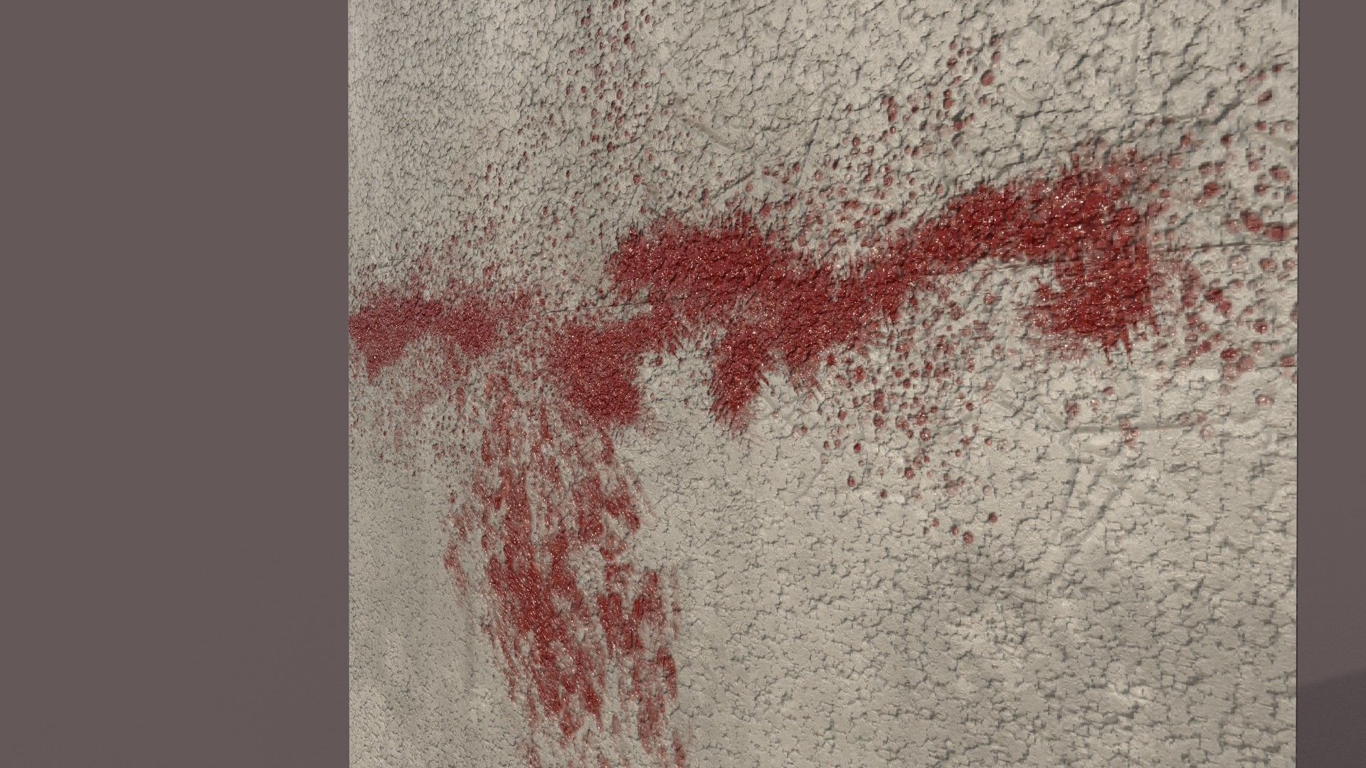 3D model Horror Mansion Gothic House Bloodstained Walls Cursed Doors VR ...