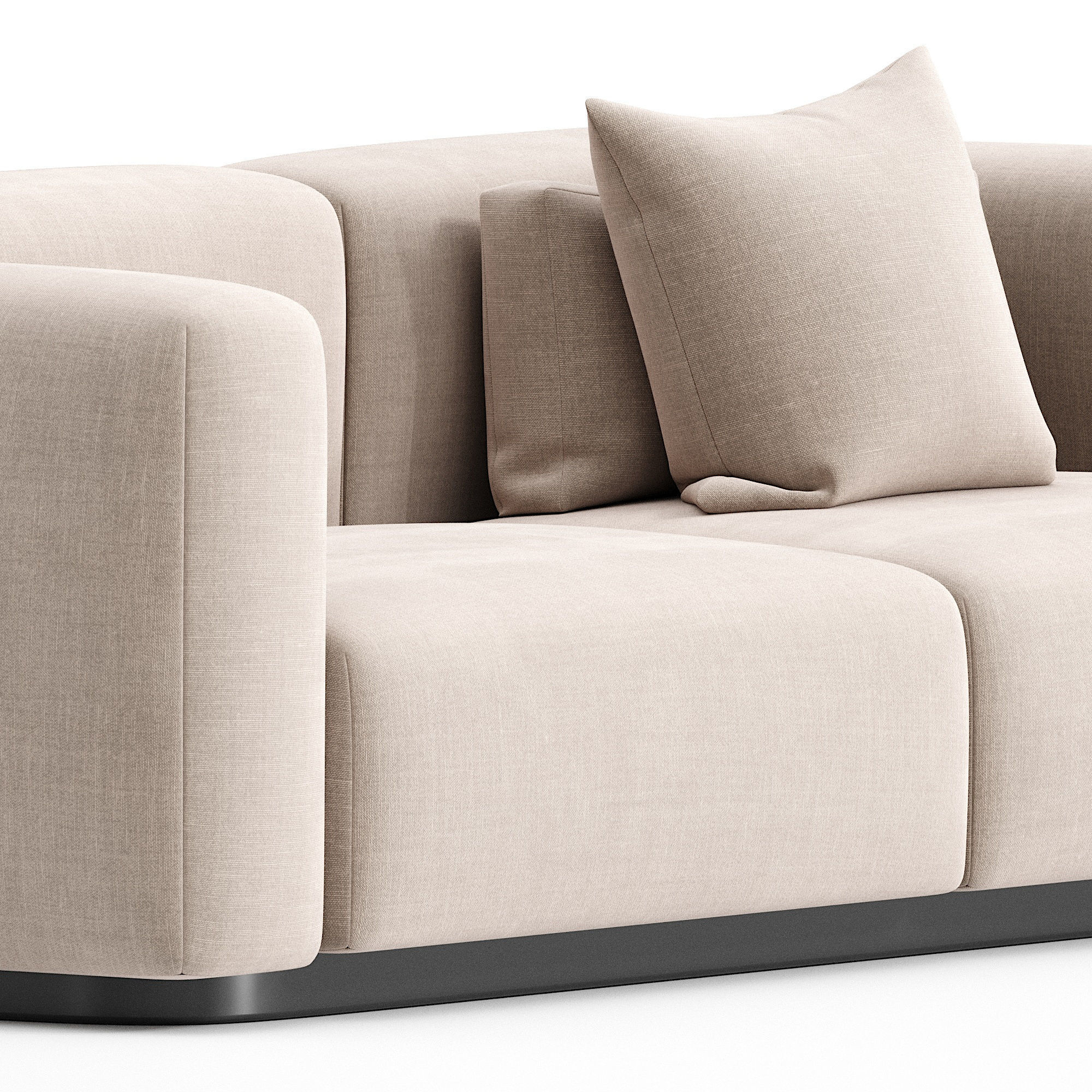 Soft Modular Sofa by Vitra 3d model 3D model | CGTrader