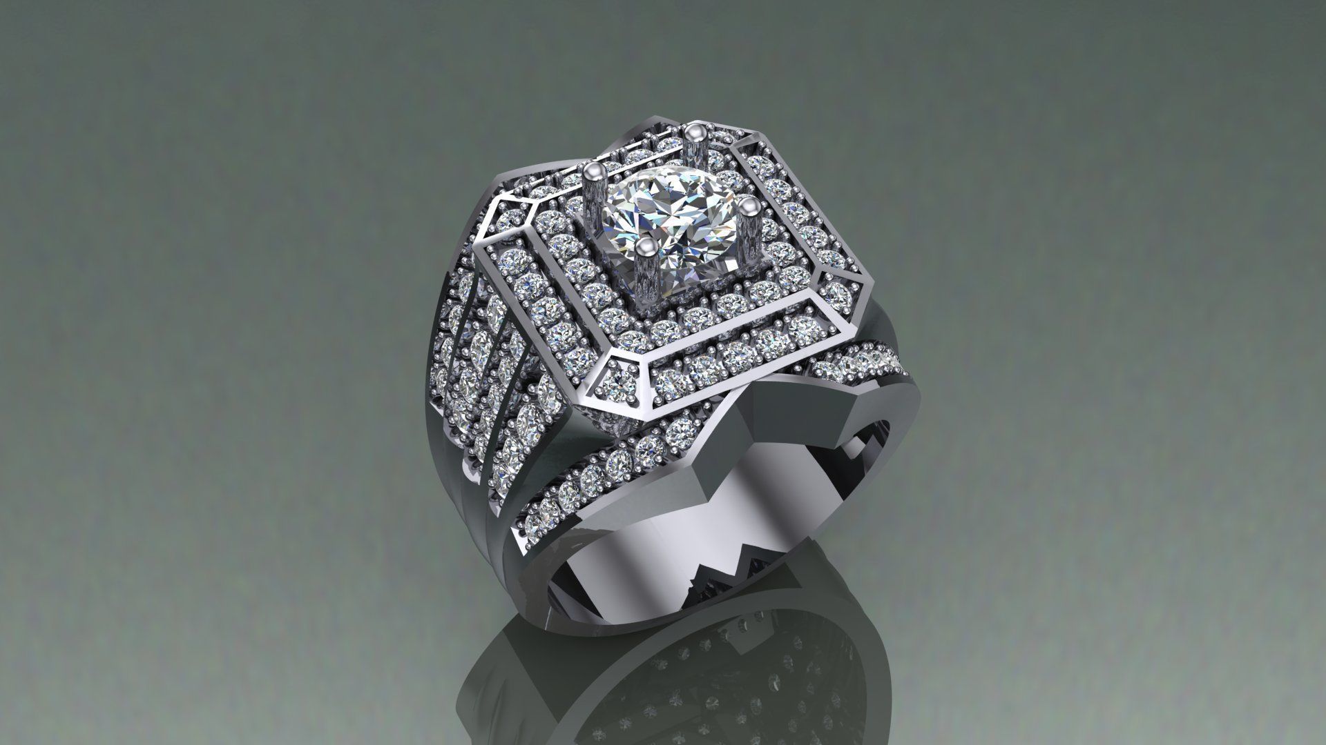 Ring Men D8 3D model 3D printable | CGTrader