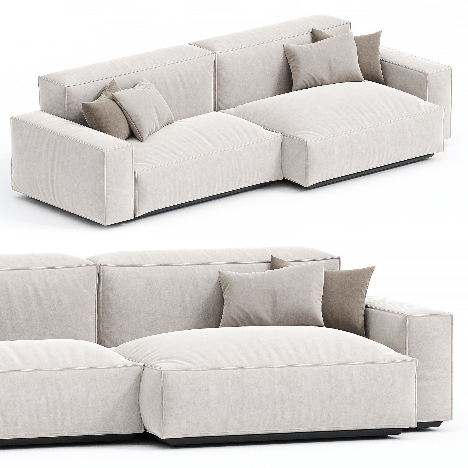 Marechiaro system sofa 3d model 3D model | CGTrader