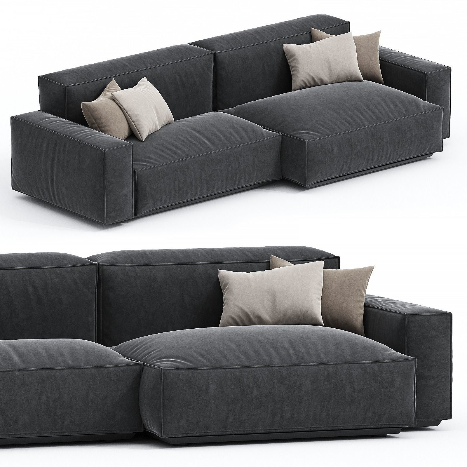 Marechiaro system sofa 3d model 3D model | CGTrader