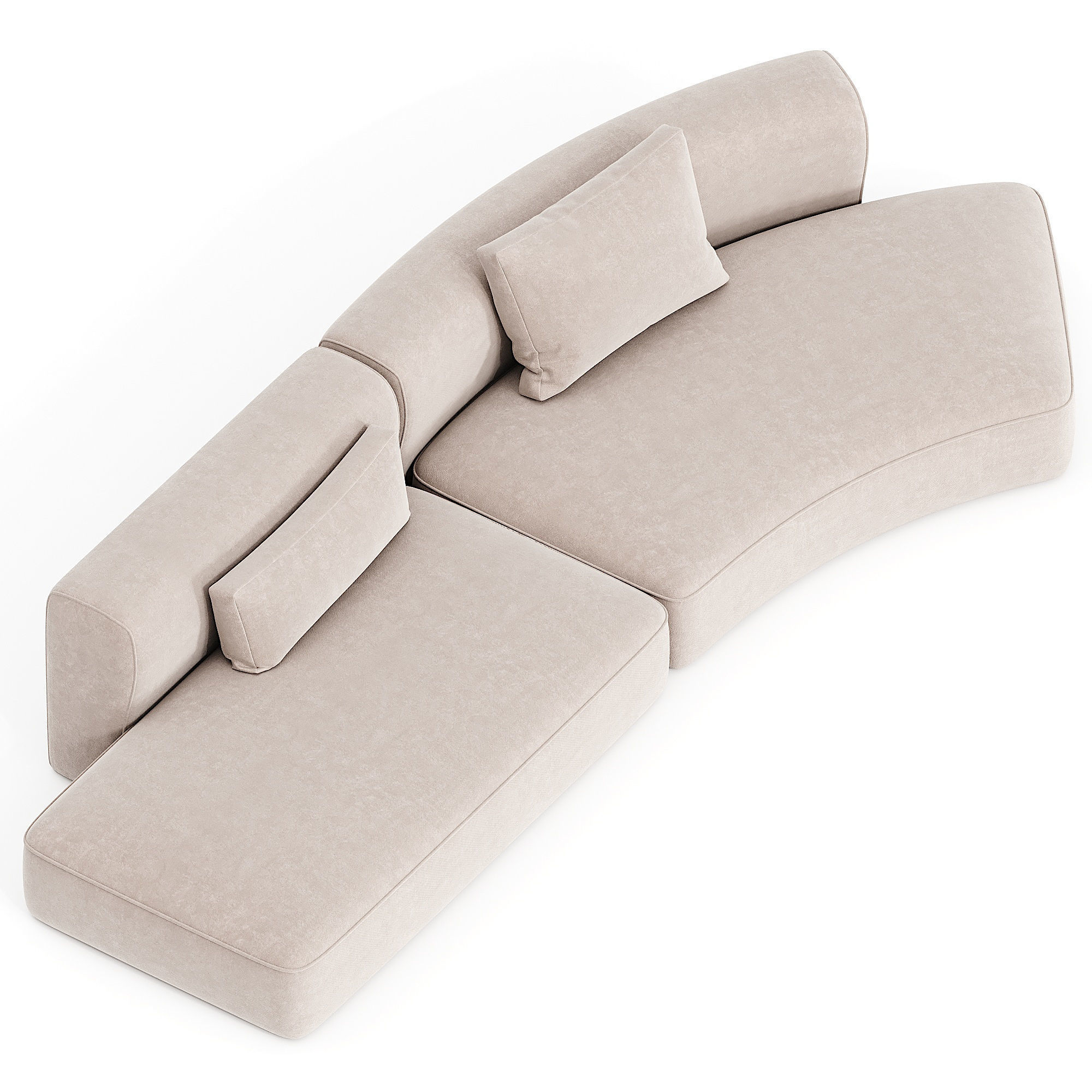 MDF italia cosy curve 3d model 3D model | CGTrader