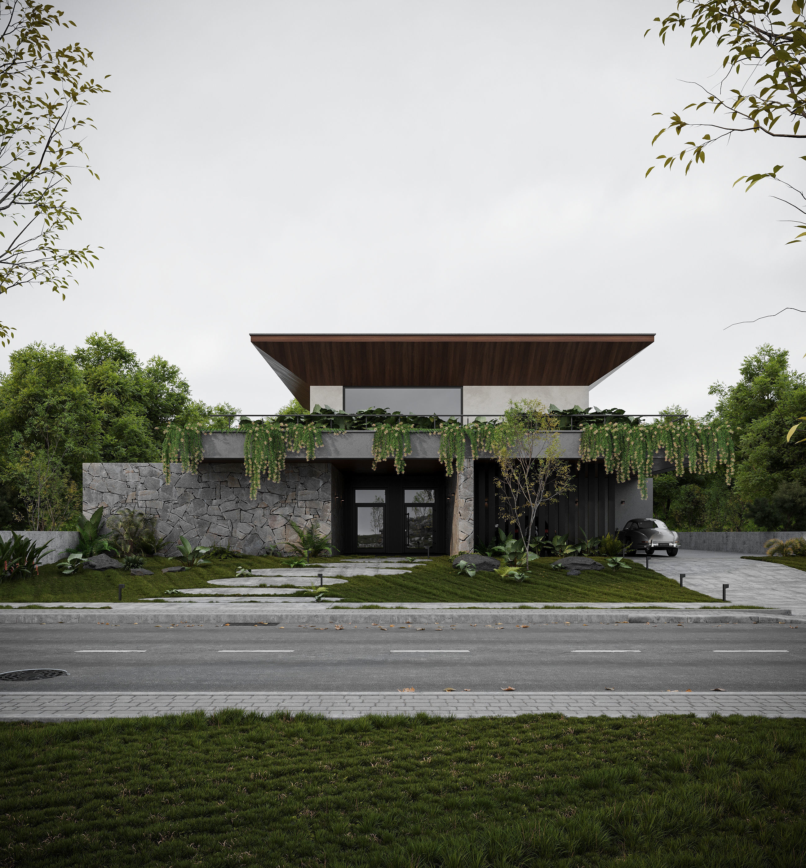 Exterior Architecture Vizaualization 3D model | CGTrader