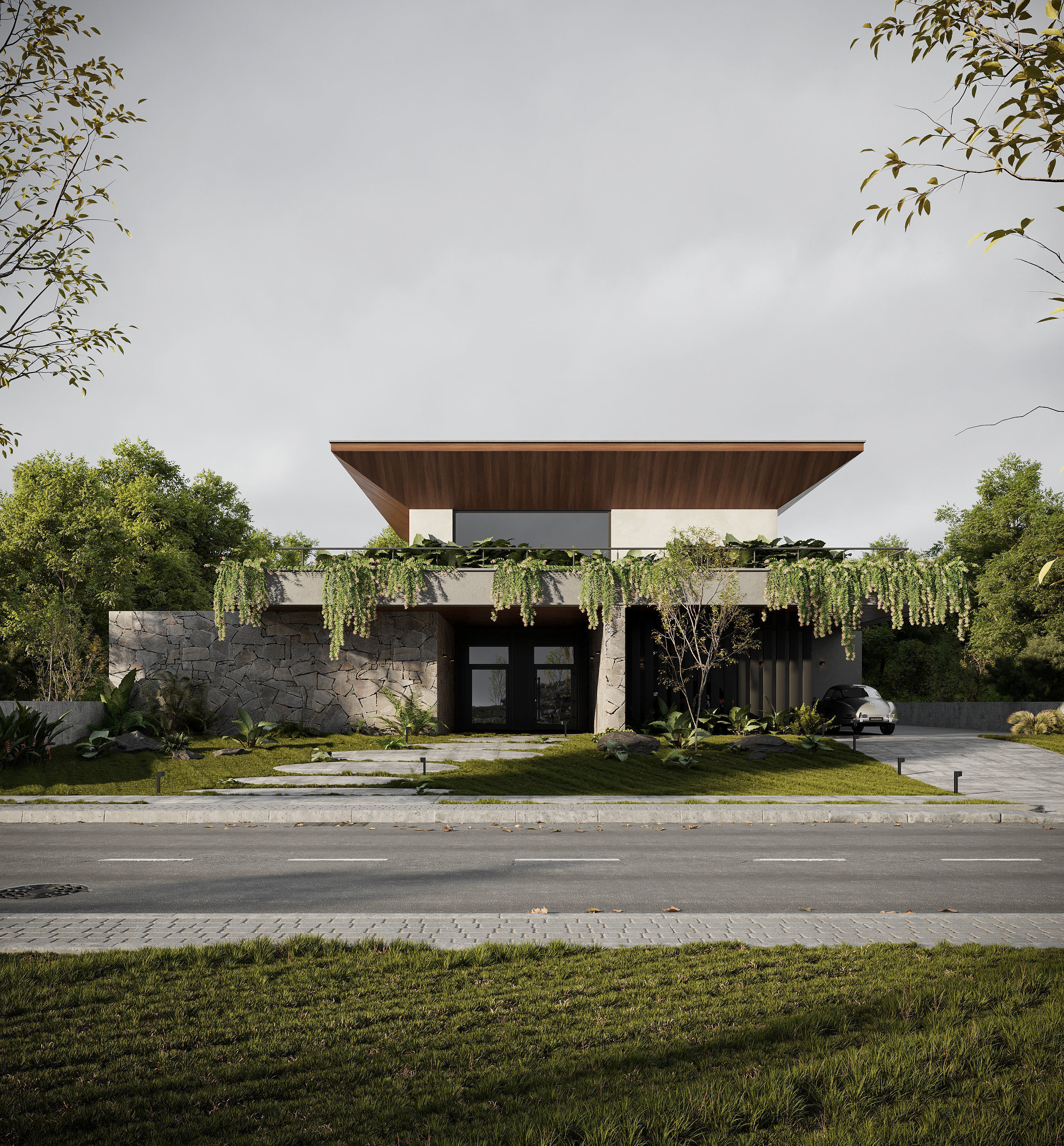 Exterior Architecture Vizaualization 3D model | CGTrader