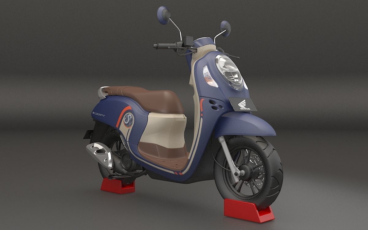 Honda Scoopy 2021 3D model | CGTrader
