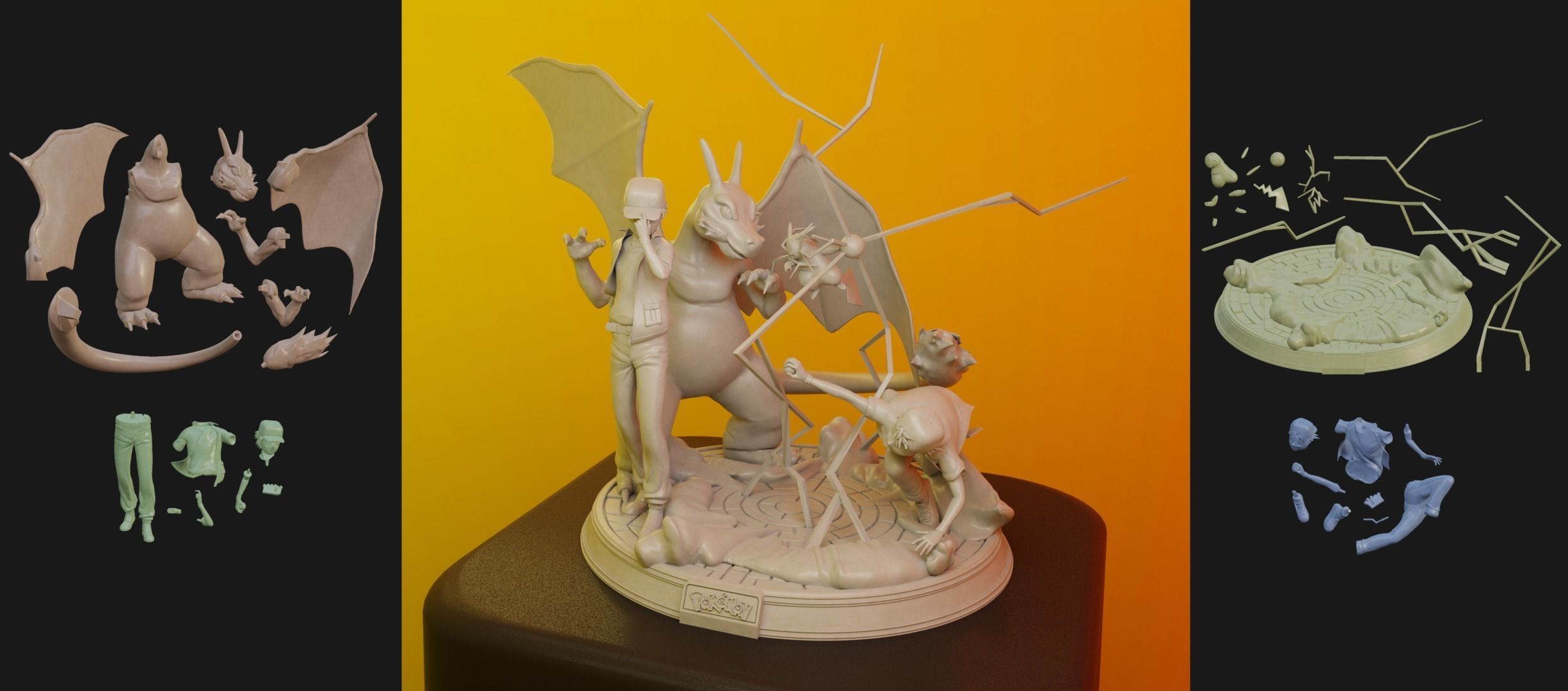 Pokemon 3D model 3D printable | CGTrader