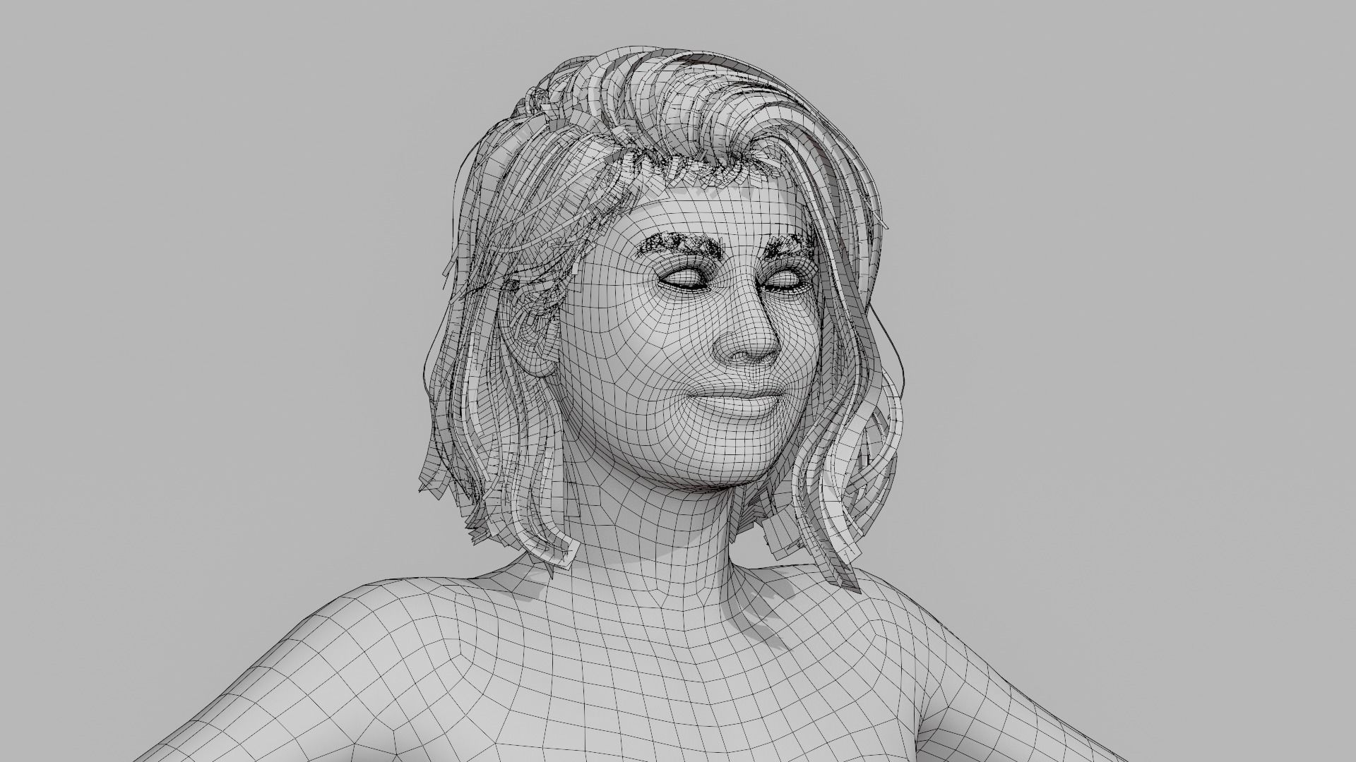 Realistic Female - Wang-Lee 3D model rigged | CGTrader