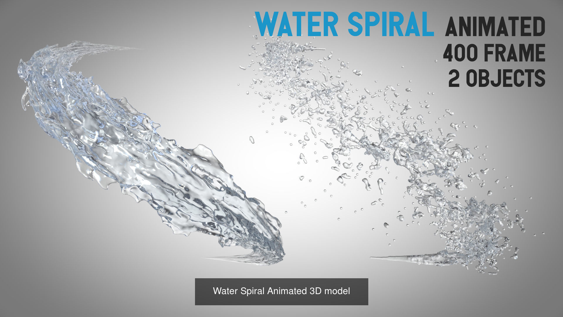 WaterSplash Animated 3D Model Collection | CGTrader