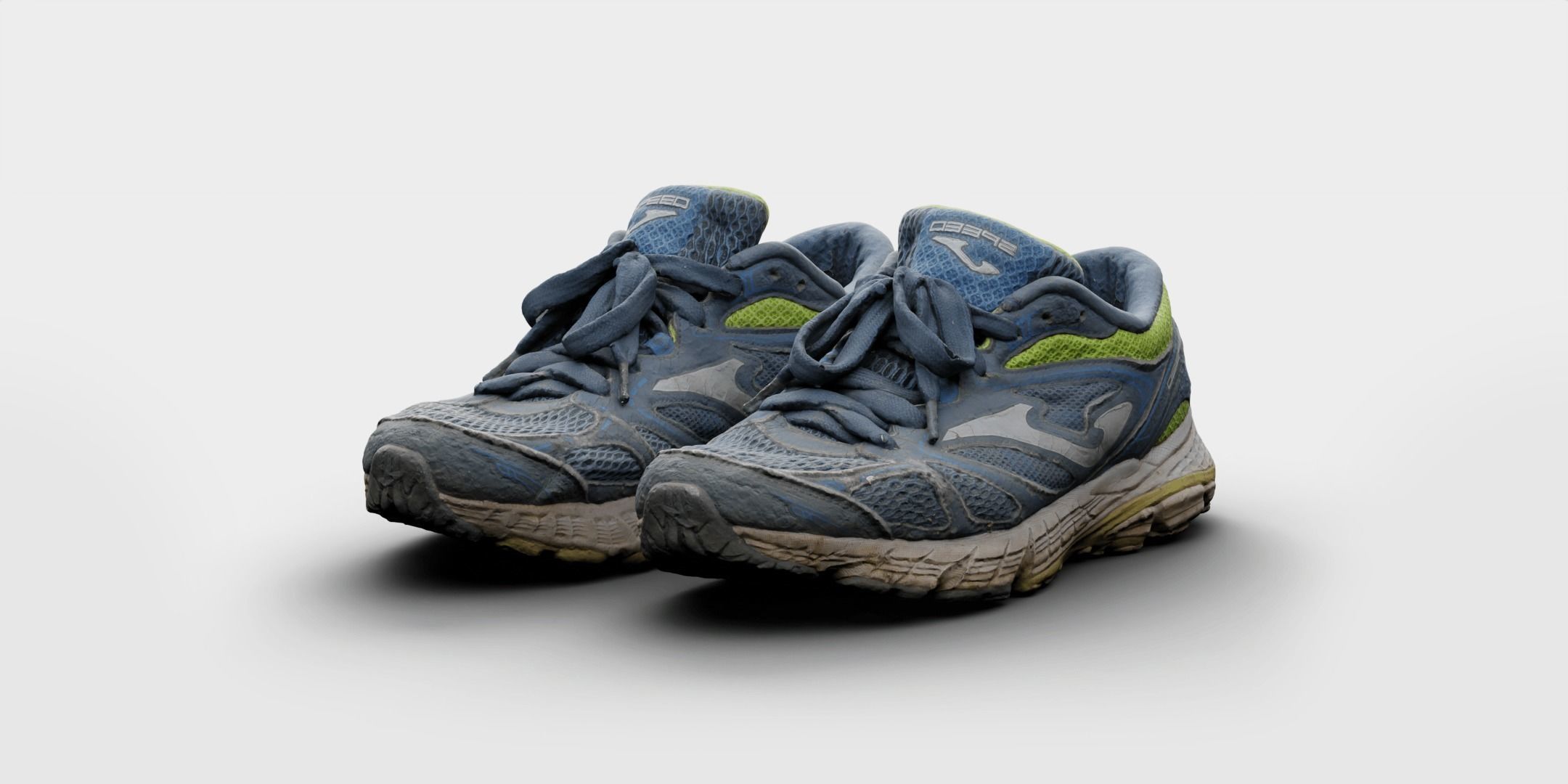 3D model Hyper Realistic Sports Shoe old Photogrammetry in High Low ...
