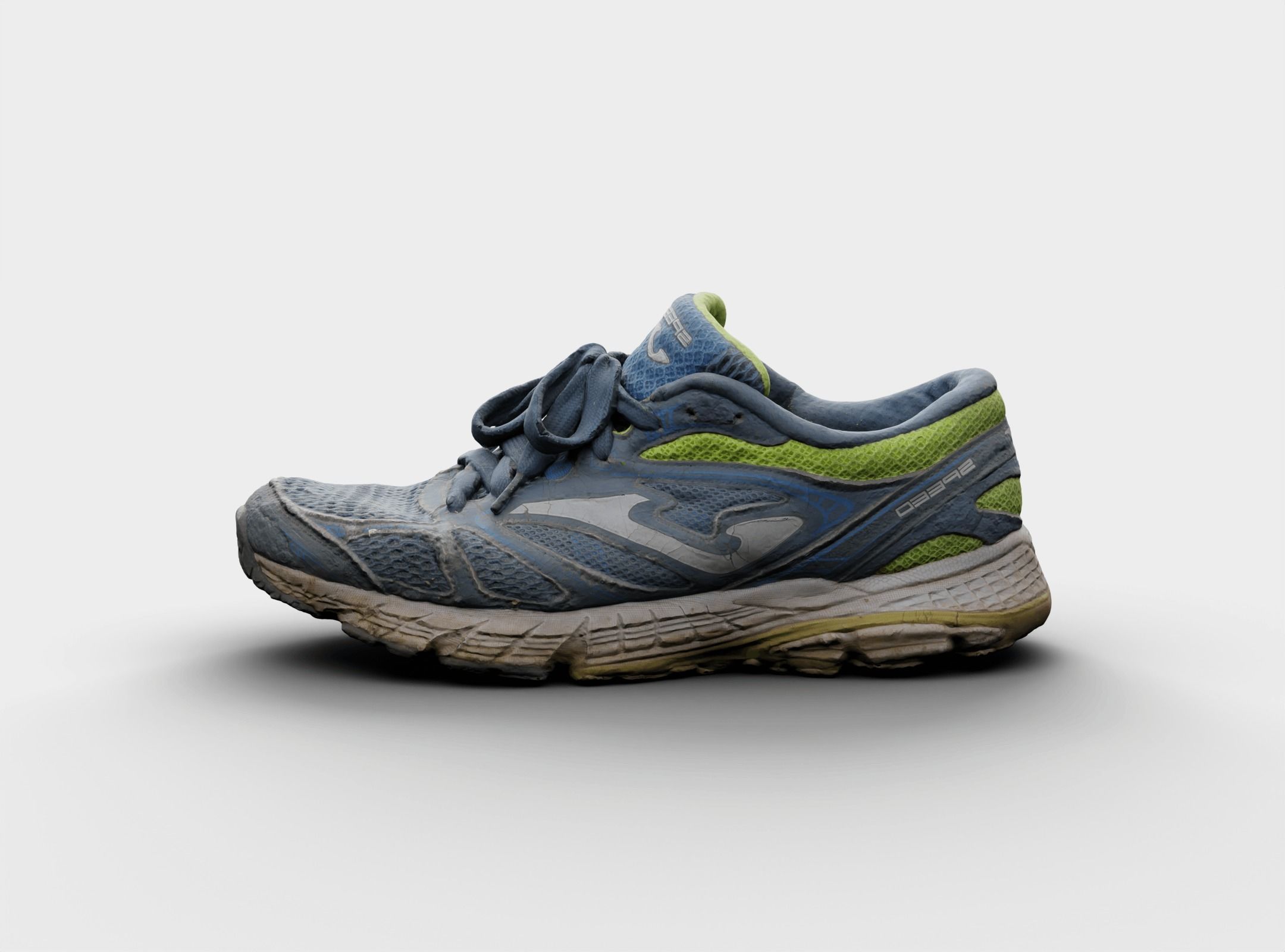3D model Hyper Realistic Sports Shoe old Photogrammetry in High Low ...