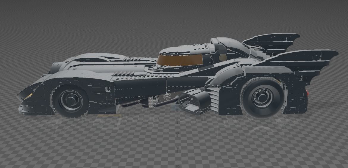 LEGO 1989 BATMOBILE 76139 3D model 3D printable | CGTrader