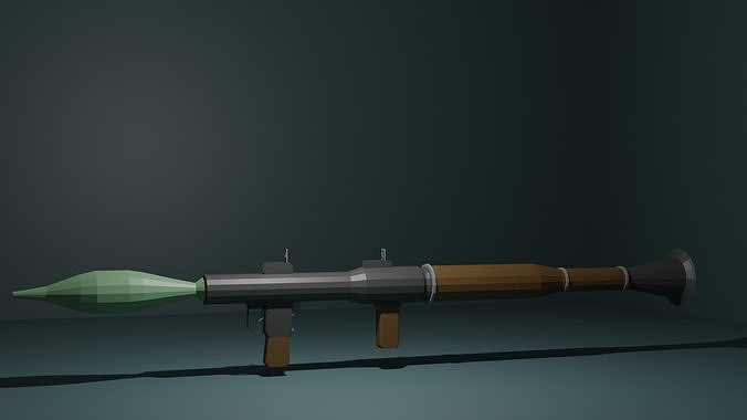 3D model rpg-7 low poly model VR / AR / low-poly | CGTrader