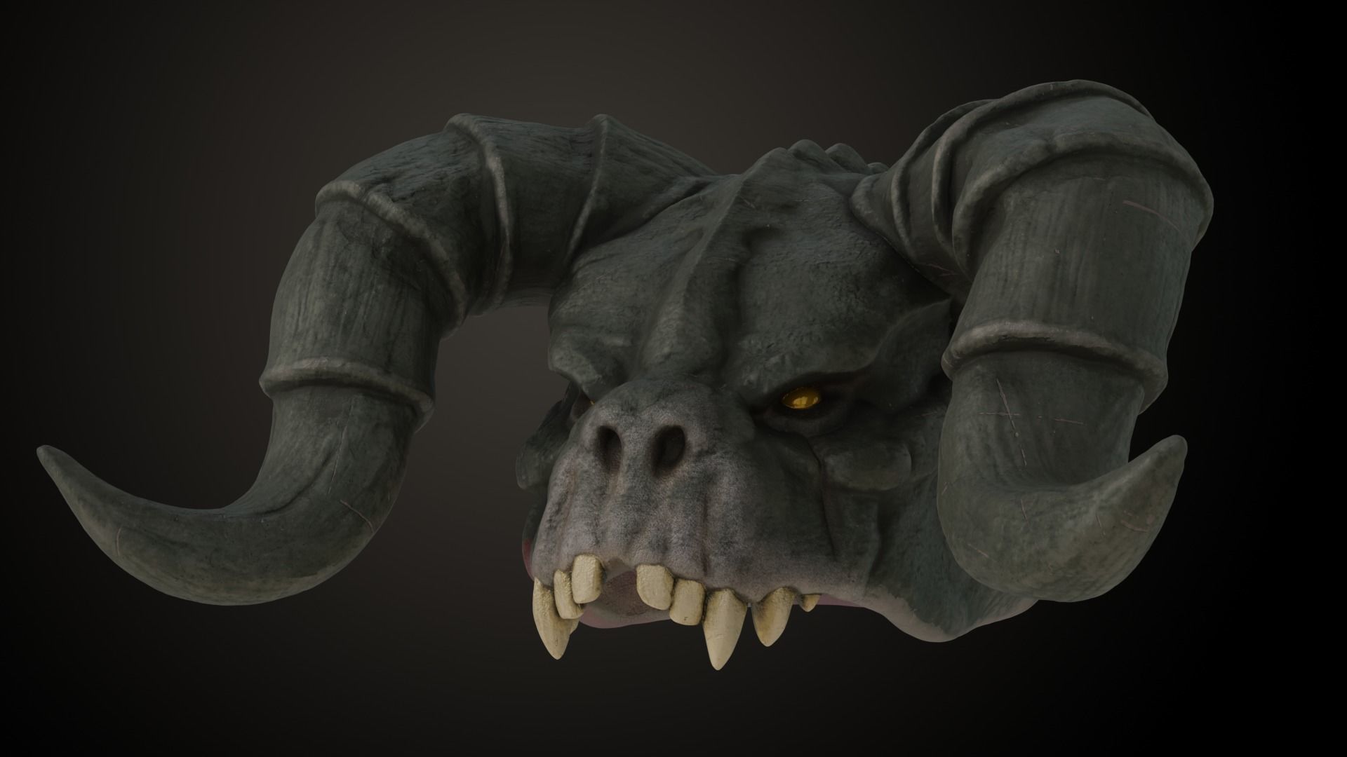 Fallout Deathclaw Head 3D model 3D printable | CGTrader
