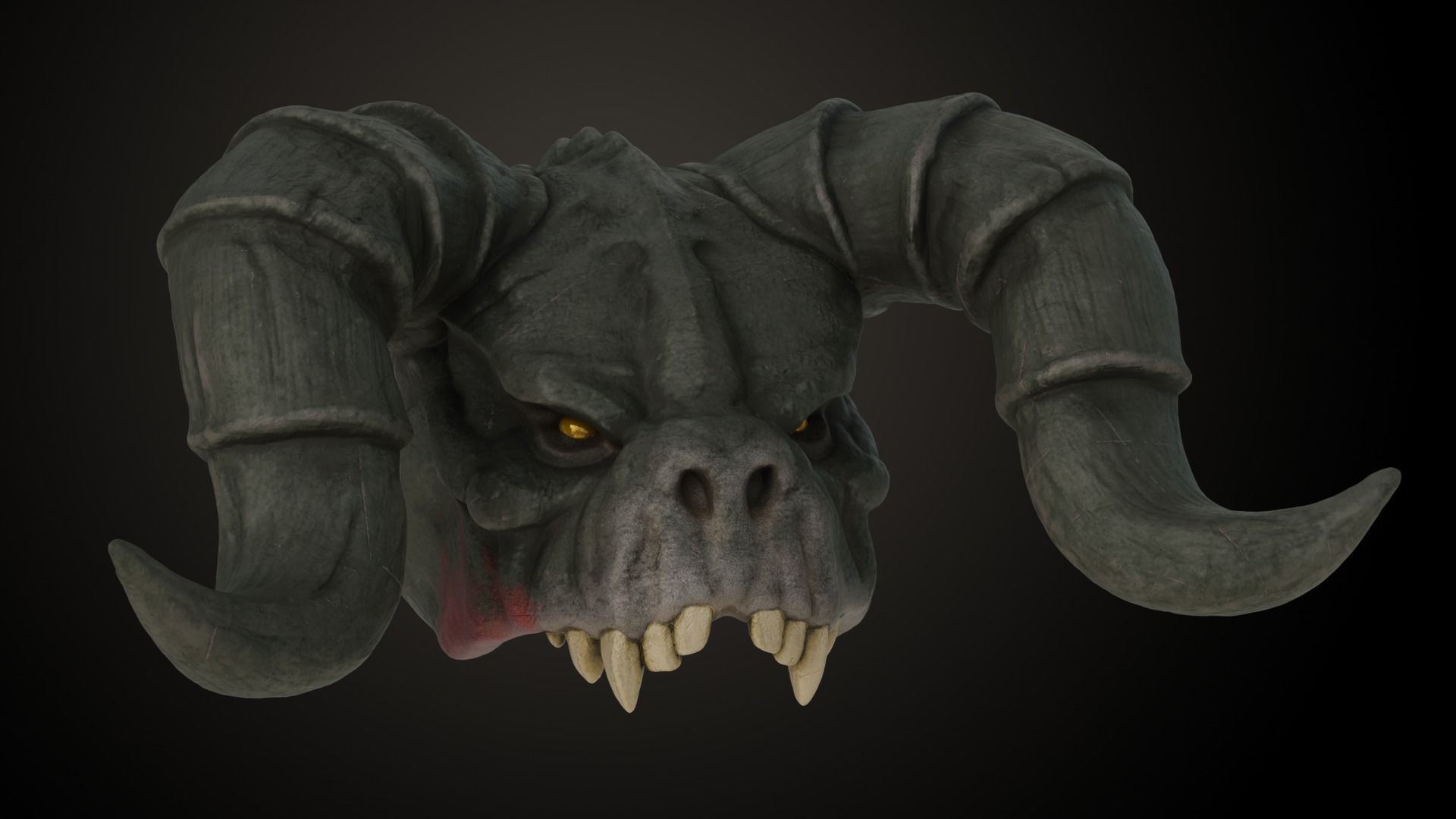 Fallout Deathclaw Head 3D model 3D printable | CGTrader