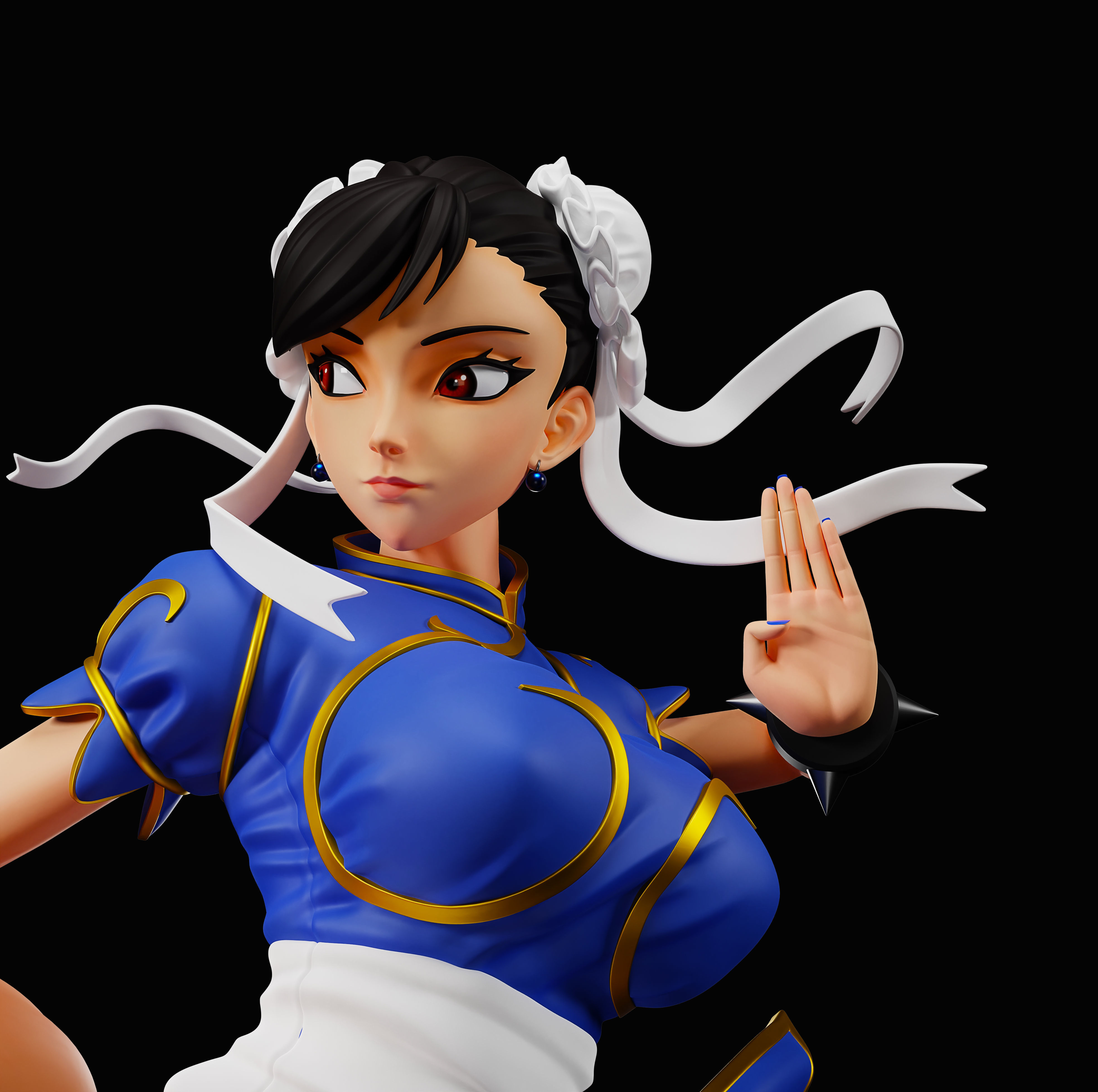 chun-li 3D model 3D printable | CGTrader