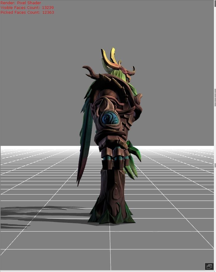 Belerick Guard of Nature Skin 3D model animated rigged | CGTrader