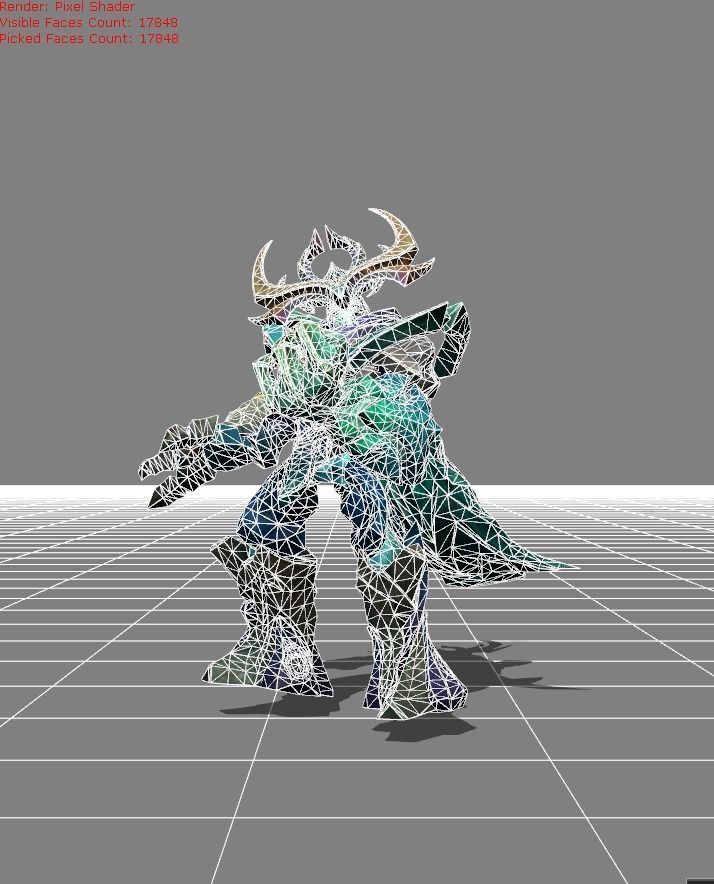 Belerick Emerald Guardian Skin 3D model animated rigged | CGTrader