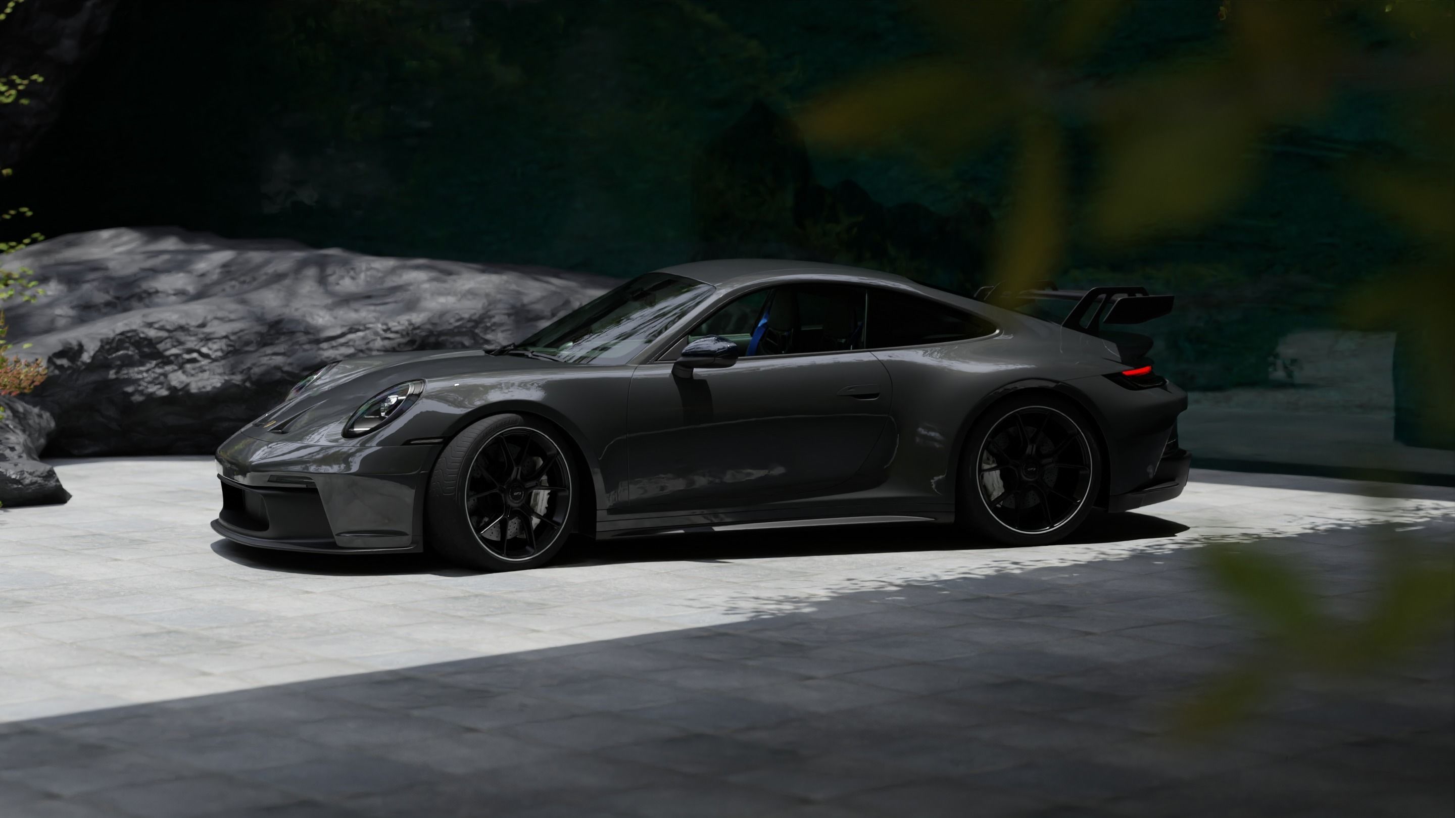 Chill Vibes Automotive Render Scene 3D Blender File Textured 3D model ...