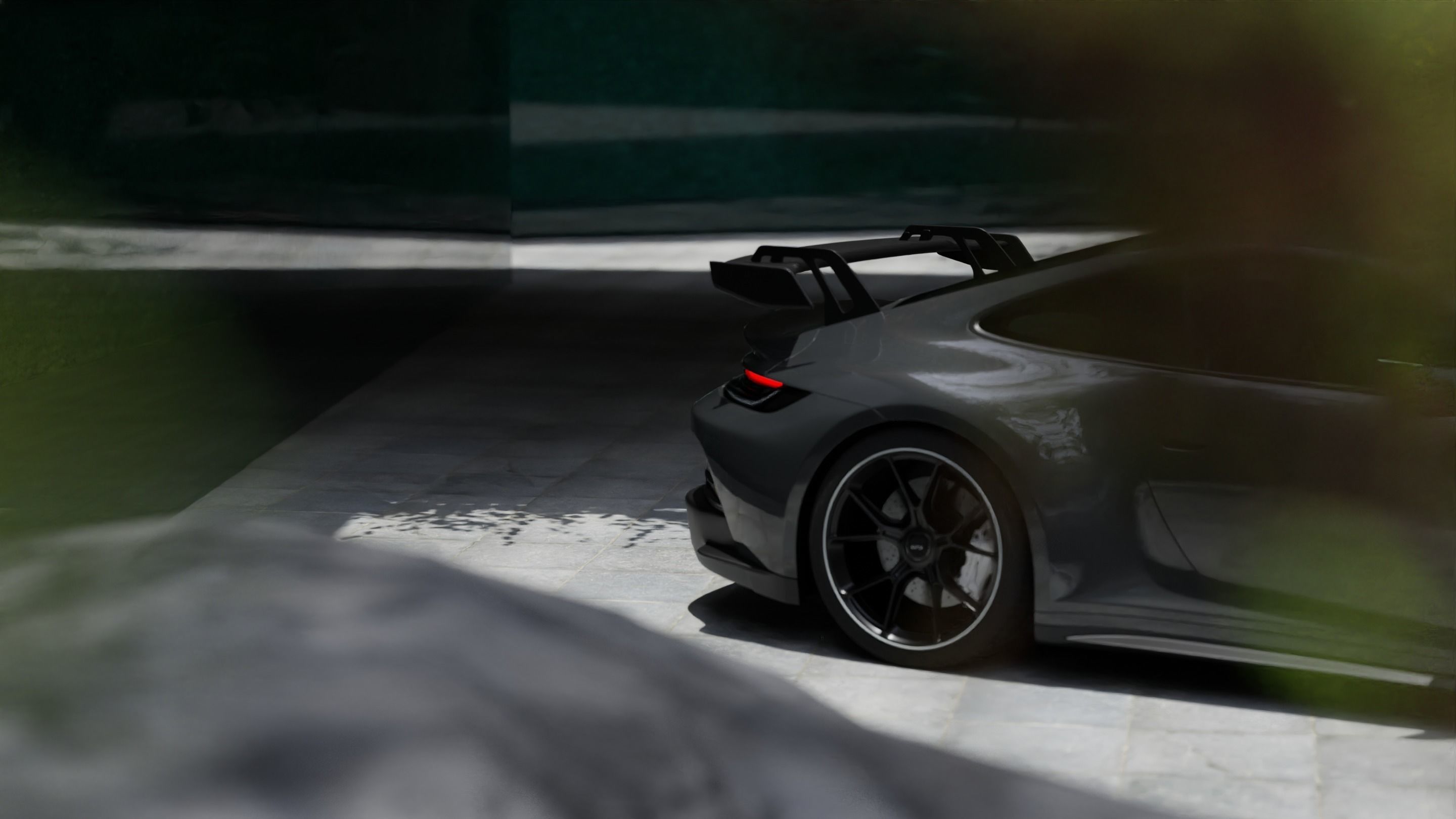 Chill Vibes Automotive Render Scene 3D Blender File Textured 3D model ...