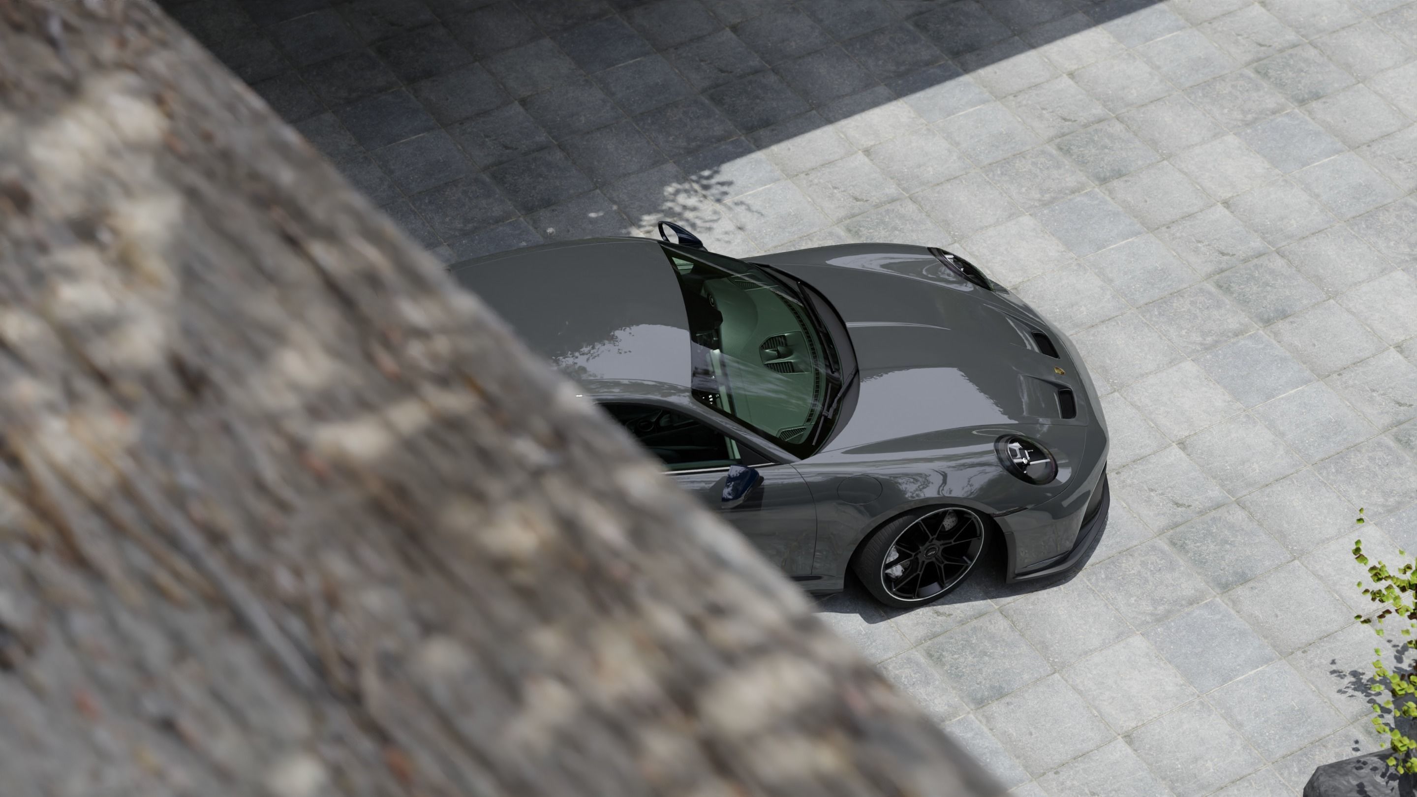 Chill Vibes Automotive Render Scene 3D Blender File Textured 3D model ...