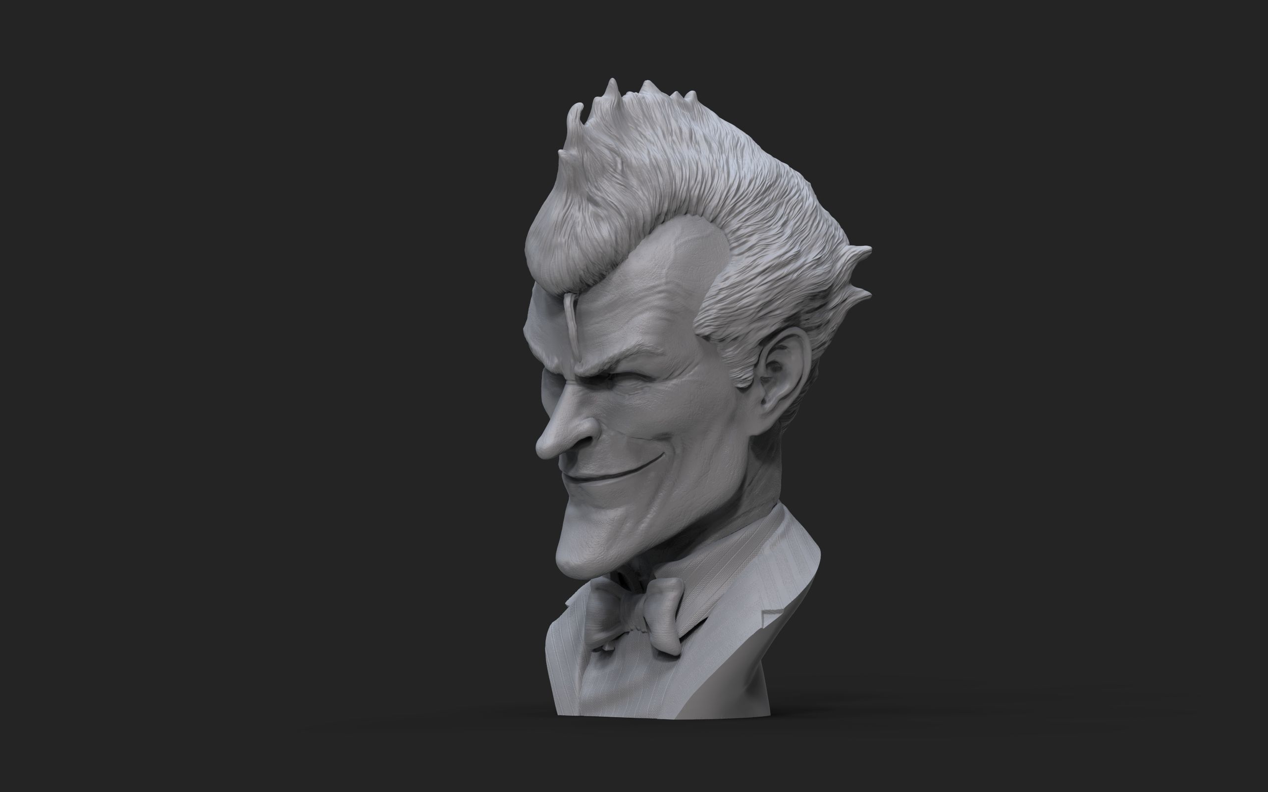 Joker - Batman - Arkham Asylum 3D model 3D printable | CGTrader