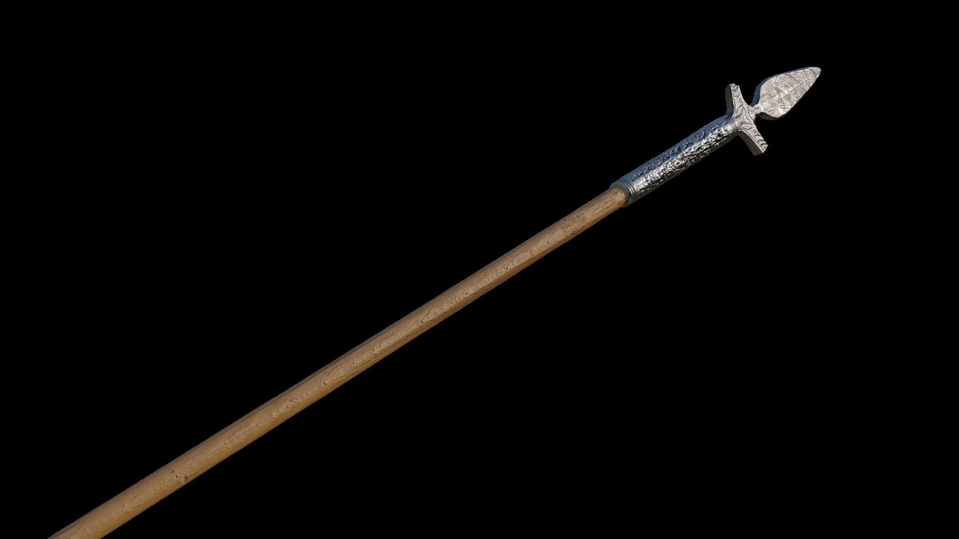 3D model Low Poly Spear Model VR / AR / low-poly | CGTrader