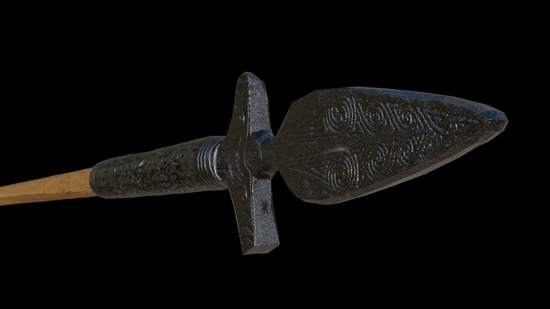 3D model Low Poly Spear Model VR / AR / low-poly | CGTrader
