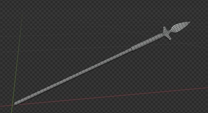 3D model Low Poly Spear Model VR / AR / low-poly | CGTrader