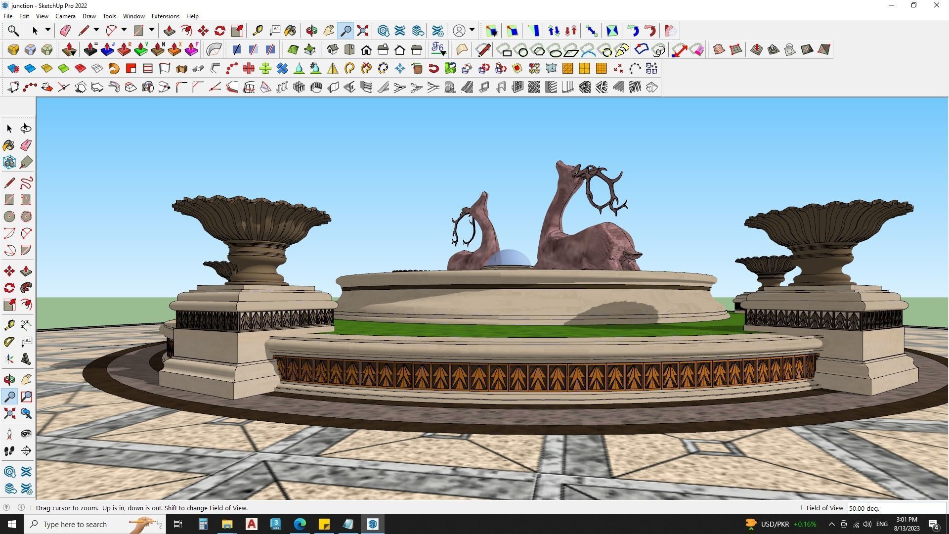 Roundabout 3D model 3D model | CGTrader