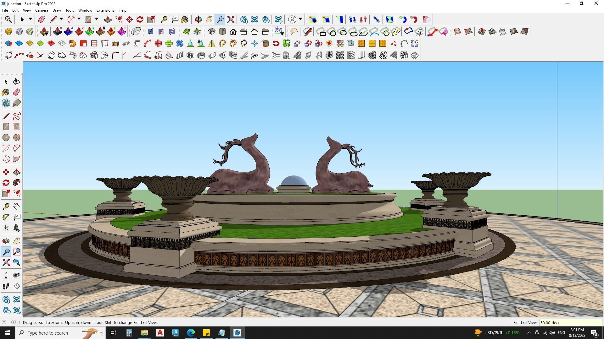 Roundabout 3D model 3D model | CGTrader
