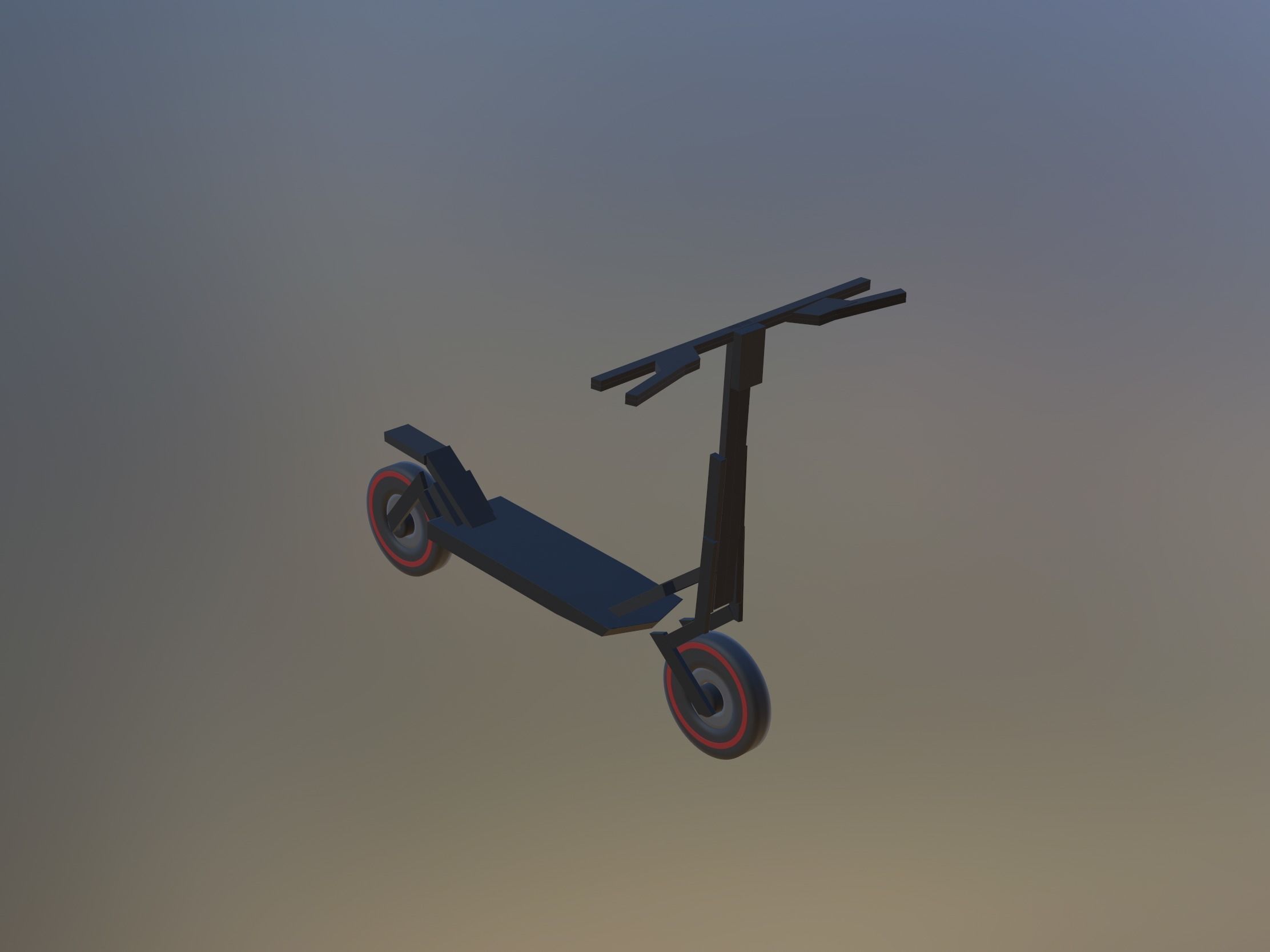 3D model Electric Scooter VR / AR / low-poly | CGTrader