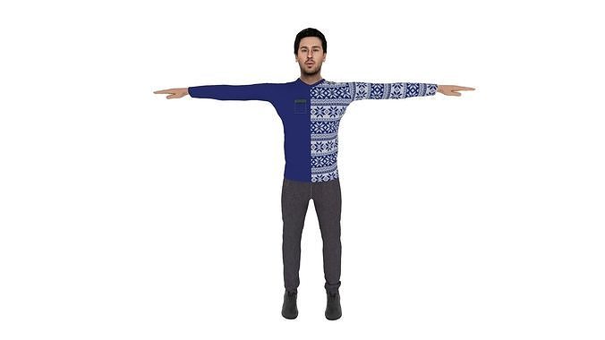 3D model Realistic Character Male VR / AR / low-poly | CGTrader