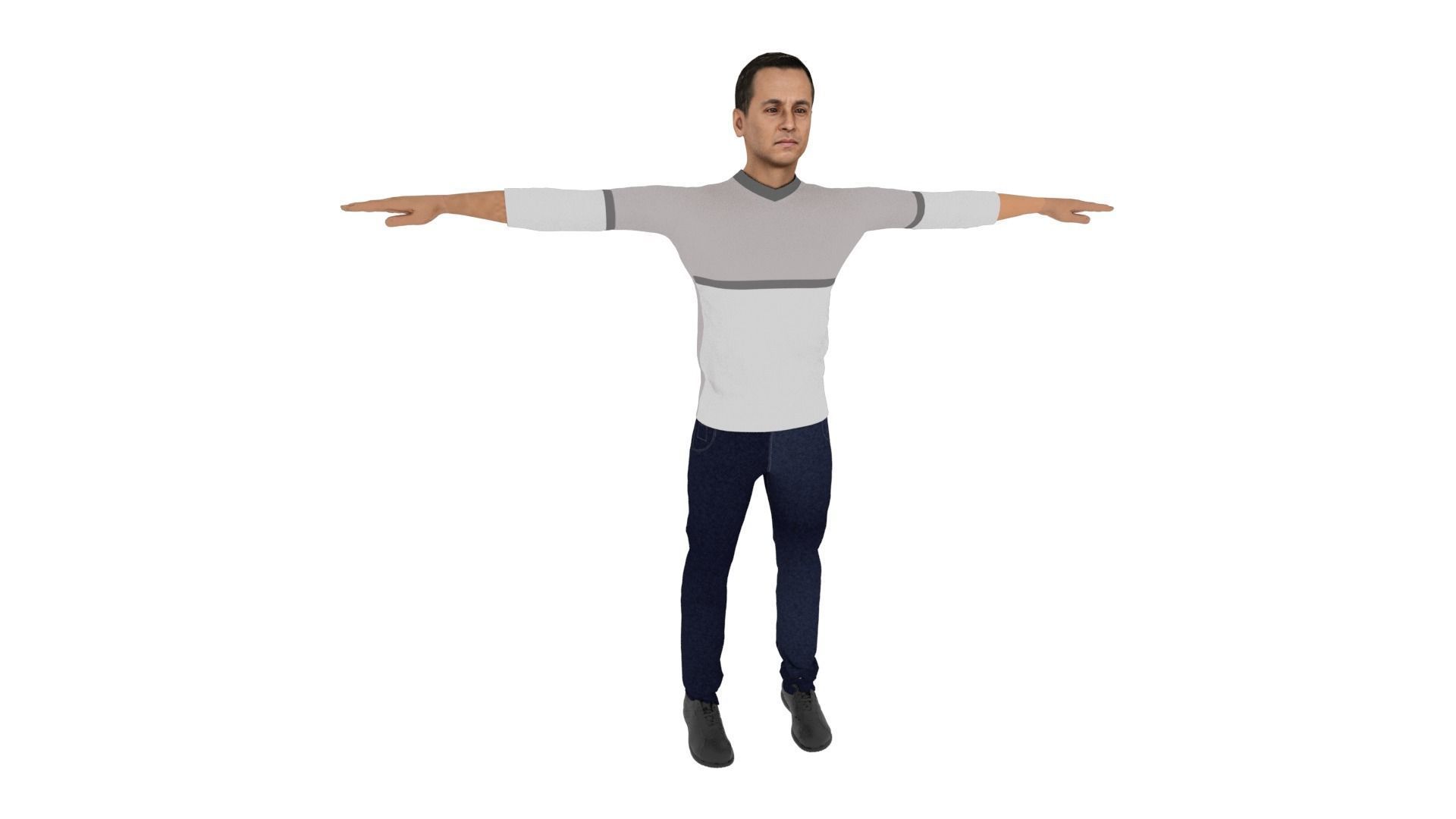 3D model Realistic Character Male VR / AR / low-poly | CGTrader