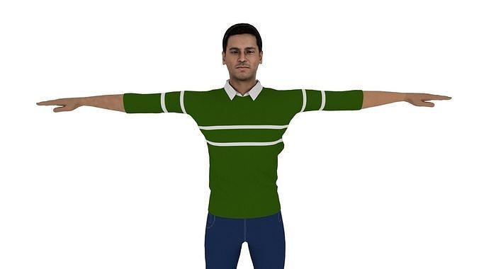 3D model Realistic Character Male VR / AR / low-poly | CGTrader