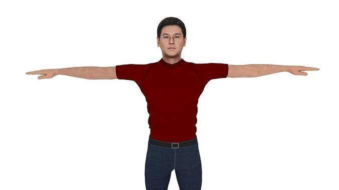 3D model Realistic Man VR / AR / low-poly | CGTrader