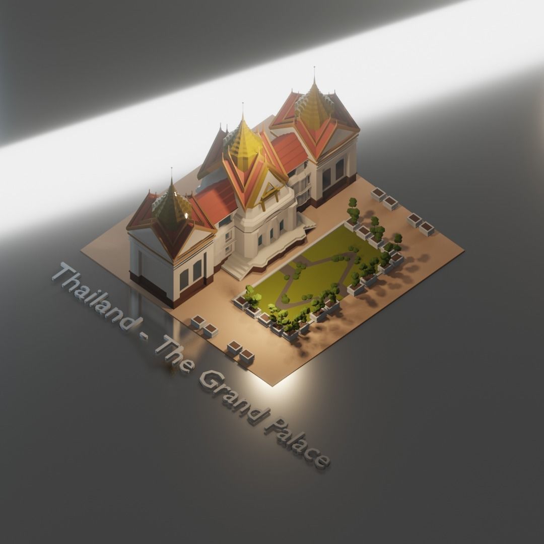 3D model Landmarks of the world S part 2 to T VR / AR / low-poly | CGTrader