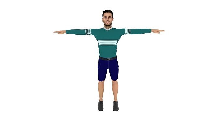 3D model Character Man VR / AR / low-poly | CGTrader