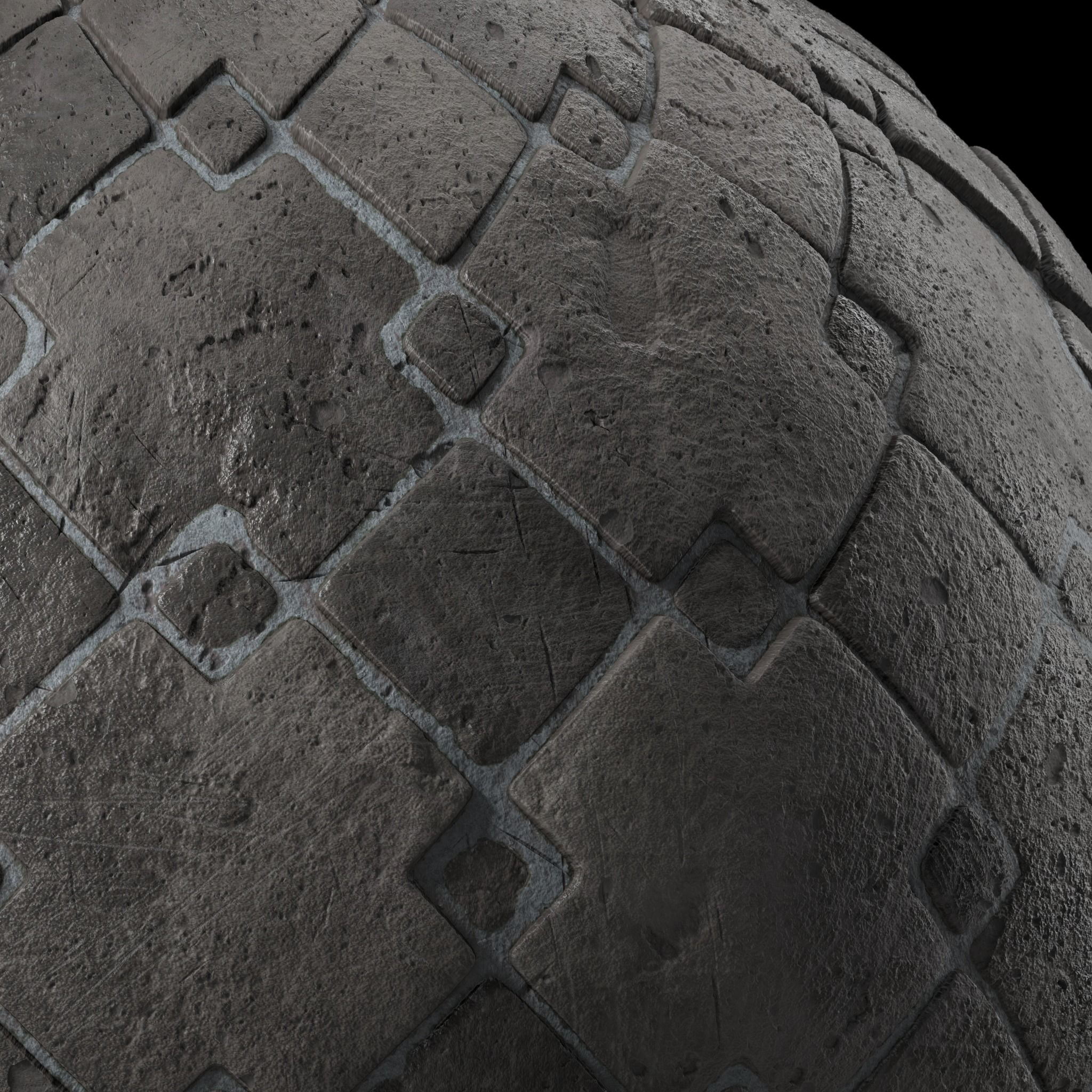 Texture Pavement Materials 62- Sbsar Pbr 4k Seamless VR / AR / low-poly ...