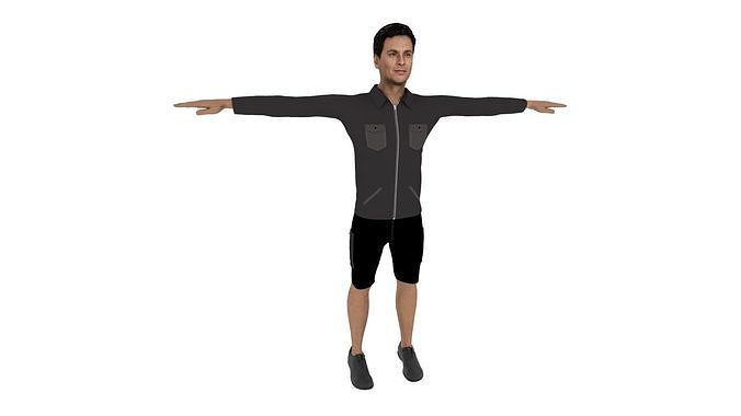 3D model Character Male VR / AR / low-poly | CGTrader