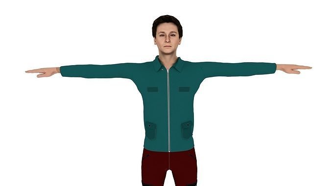 3D model Realistic Character Male VR / AR / low-poly | CGTrader