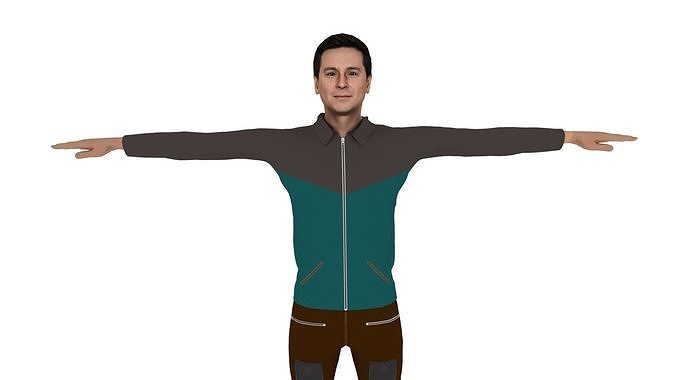 3D model Realistic Character Male VR / AR / low-poly | CGTrader