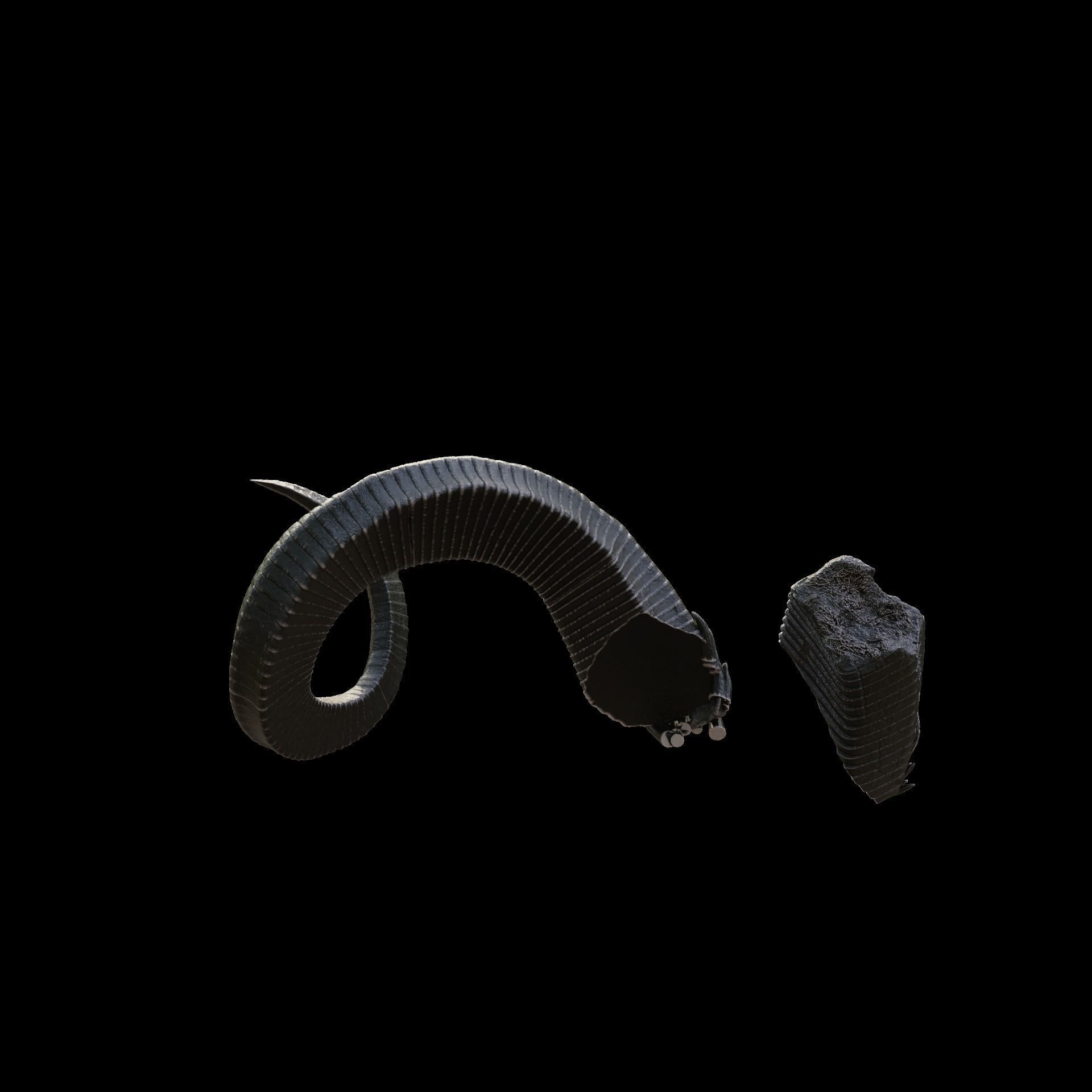 Karlachs Horns Baldurs Gate 3 STL 3D model 3D printable | CGTrader