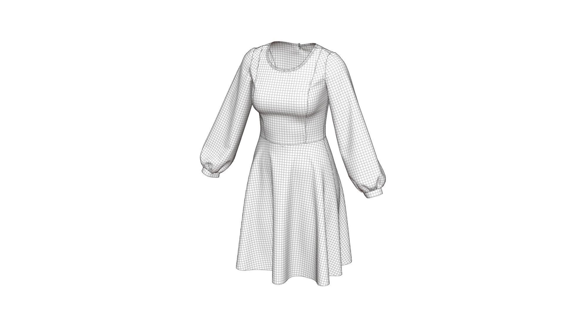 Princess Dress 3D model | CGTrader
