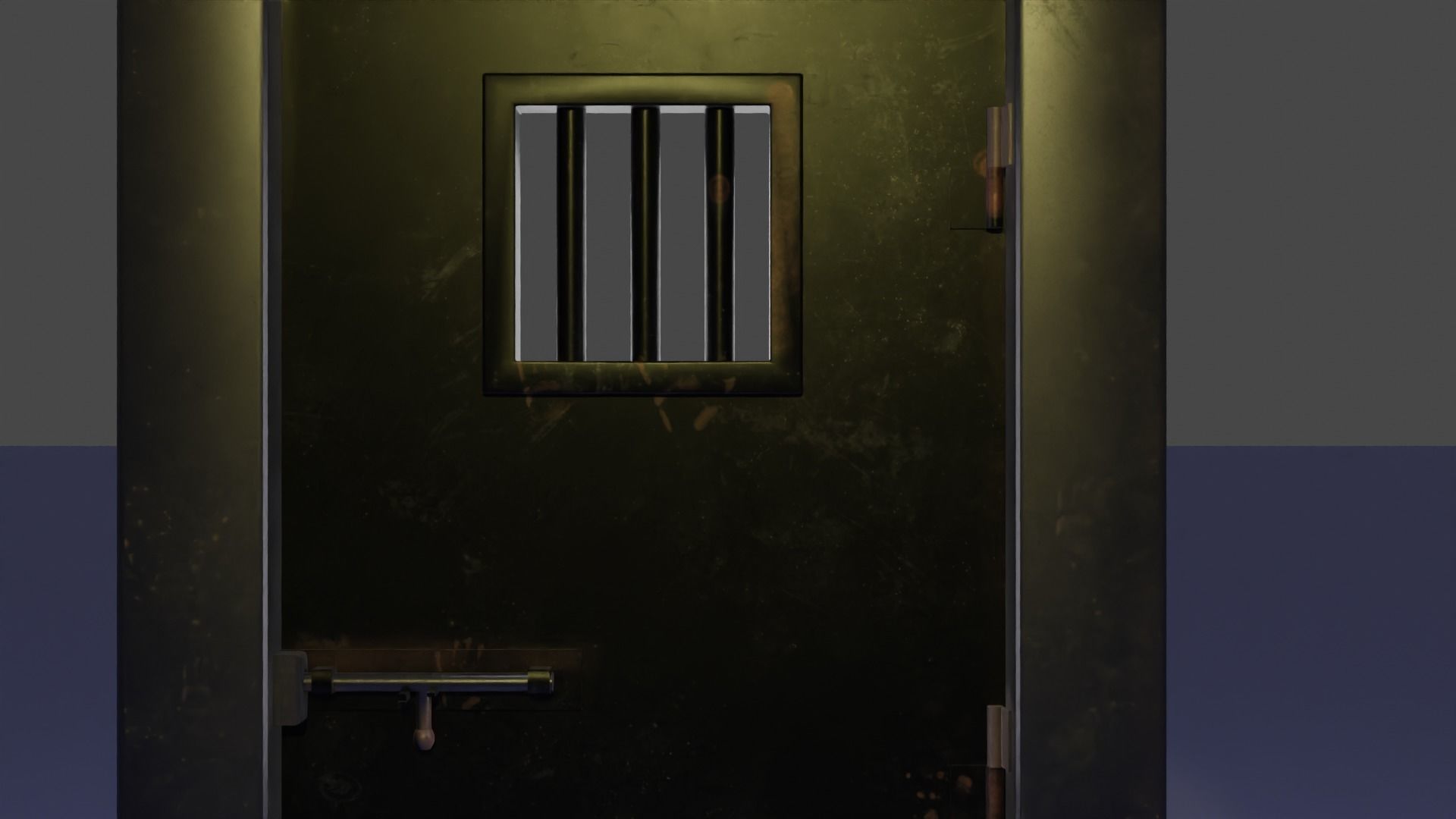 3D model Door Prison Cell Gate Low-poly PBR VR / AR / low-poly | CGTrader