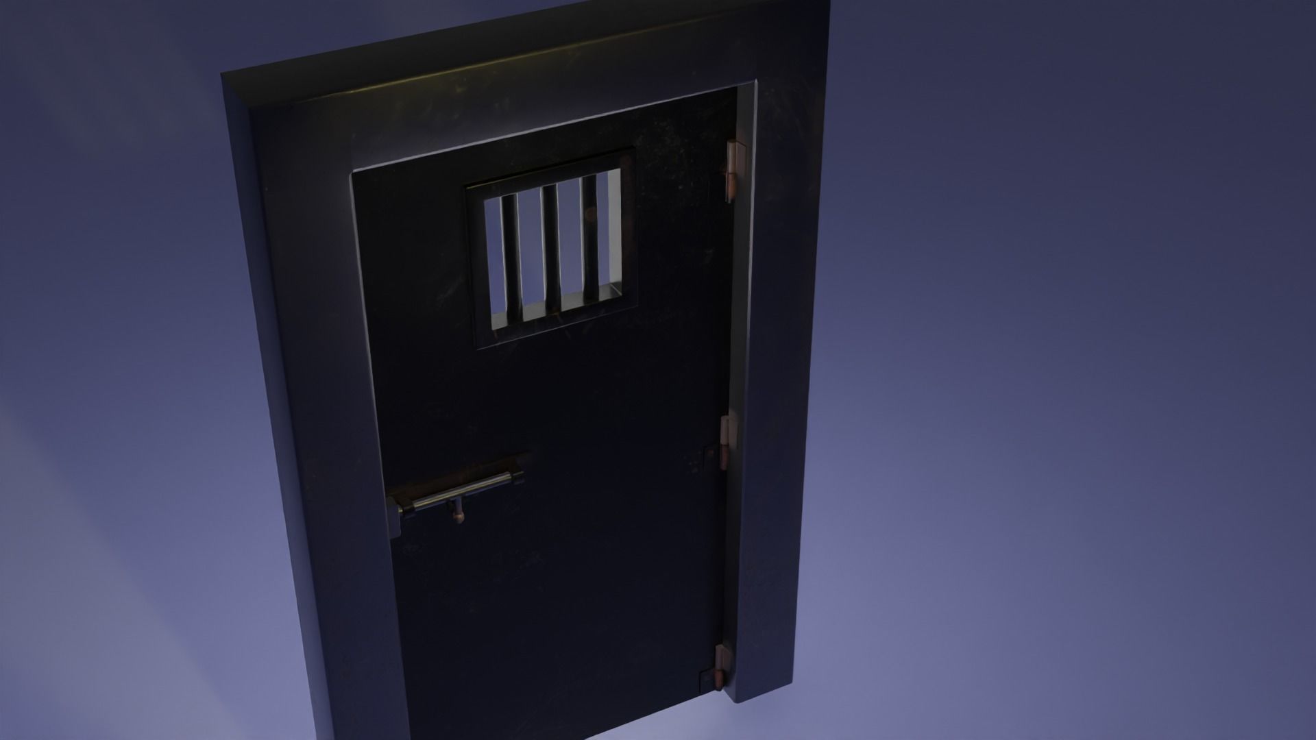 3D model Door Prison Cell Gate Low-poly PBR VR / AR / low-poly | CGTrader