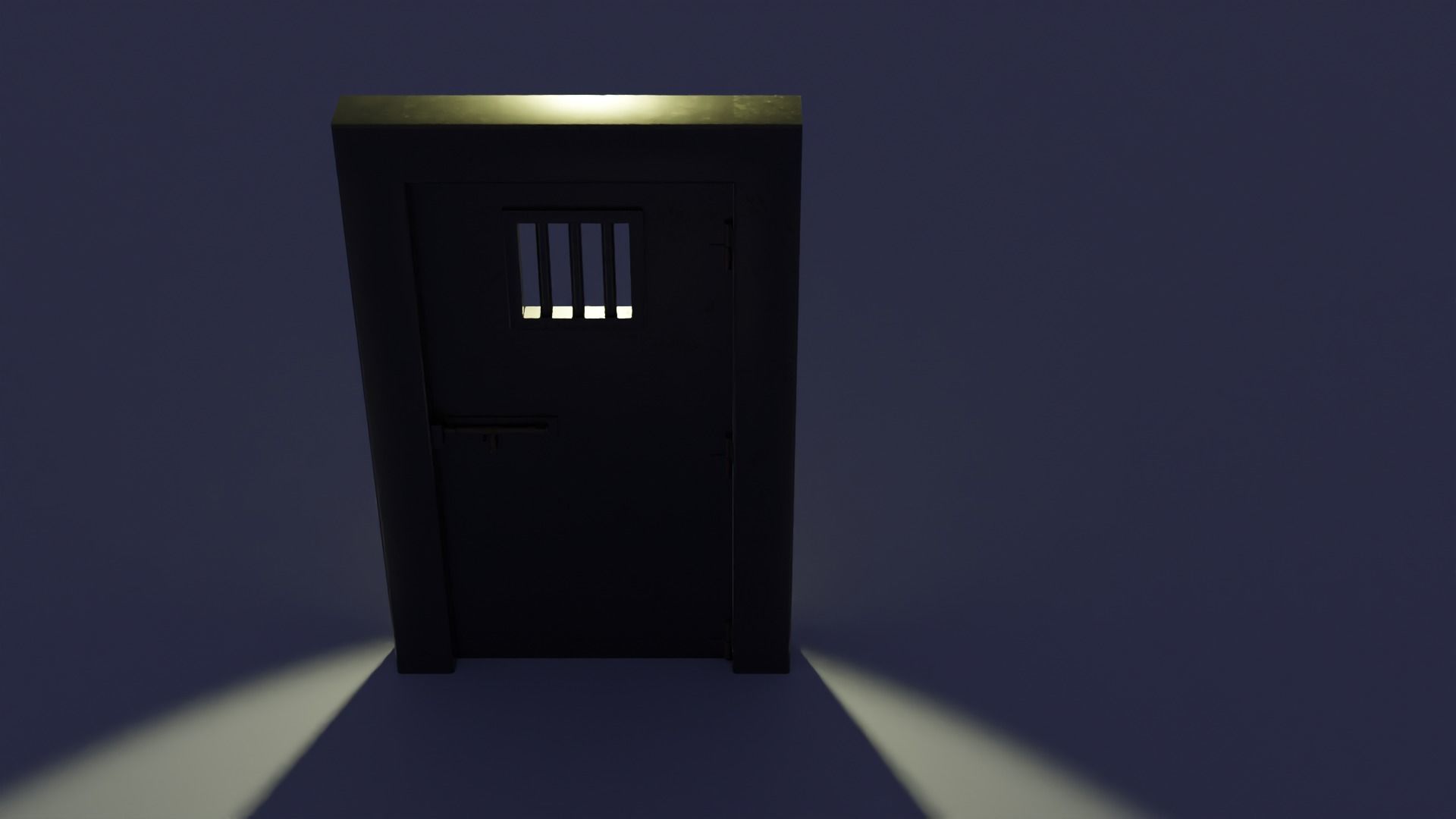 3D model Door Prison Cell Gate Low-poly PBR VR / AR / low-poly | CGTrader