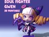 SOUL FIGHTER GWEN league of legends 3D model 3D printable | CGTrader