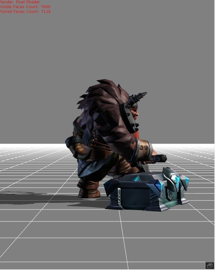 Franco Frozen Warrior Skin 3D model animated rigged | CGTrader