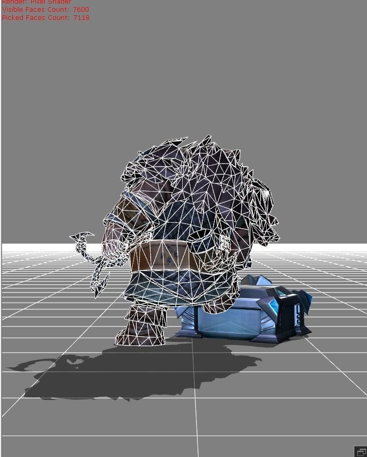 Franco Frozen Warrior Skin 3D model animated rigged | CGTrader